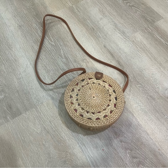 Bags | Eco Friendly Rattan Crossbody Bag | Poshmark